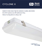 CYCLONE X - Hazardous area weatherproof - Zone 2/22 | Tamlite Lighting
