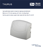TAURUS - Exterior wall light with dark sky optic | Tamlite Lighting